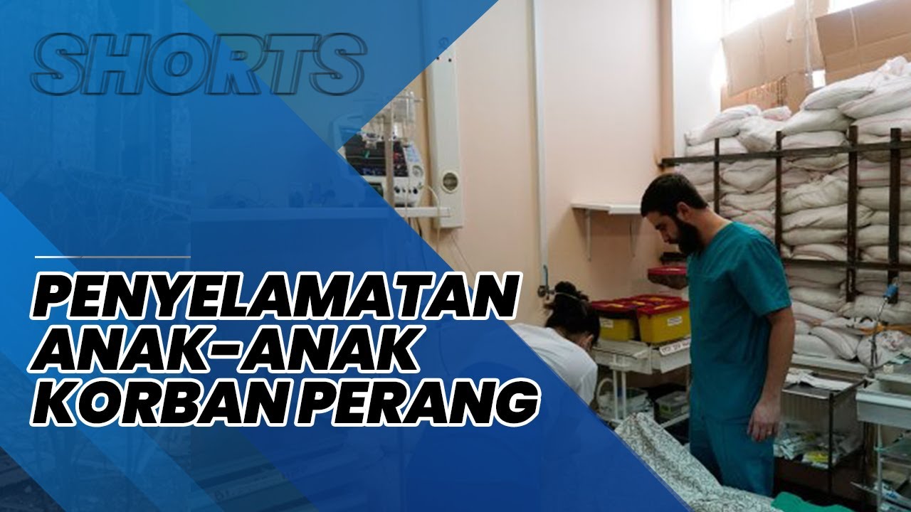 Potret Perjuangan Tenaga Medis Menyelamatkan Anak-anak Korban Perang Ukraina-Rusia