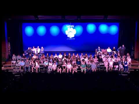 MW Middle School Moving up Ceremony