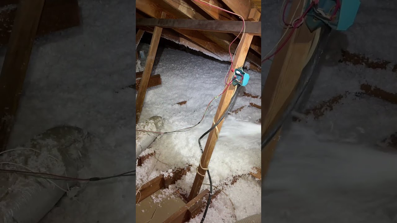 Relax, and watch us blow back this attic to an comfortable R49.