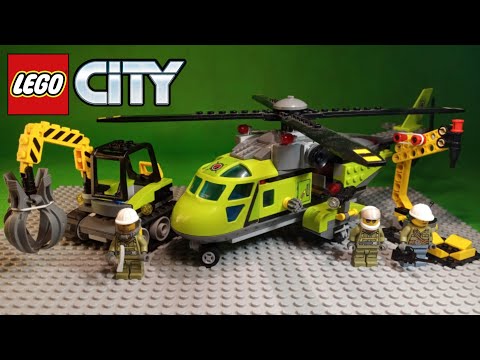 Lego City 60123 | Volcano Supply Helicopter | Speed Build