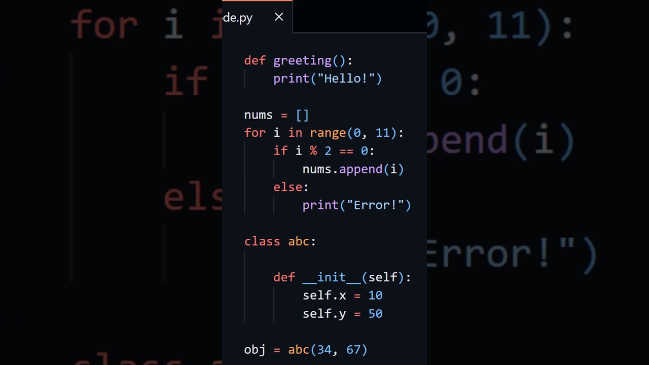 Python in 60 Seconds #shorts #python