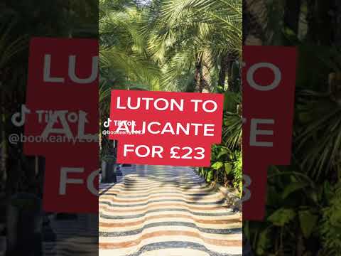 Luton to Alicante for £23