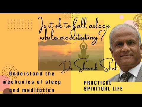 Is it OK to fall asleep during meditation?