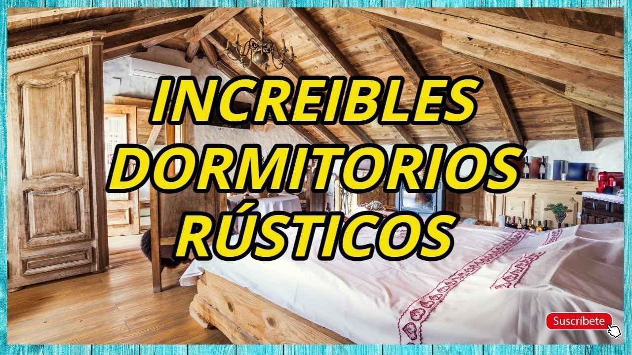 👉 27 IDEAS DE DORMITORIOS RÚSTICOS de MATRIMONIO [Modernos y Clásicos] 2022 ✅