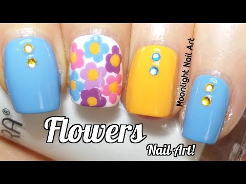 Easy Flower Nail Art - Dotting Tool Tutorial