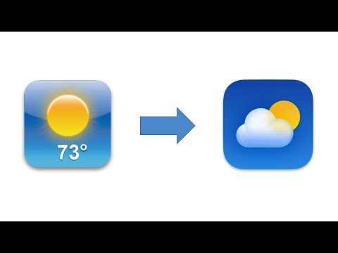History of the iPhone Weather App