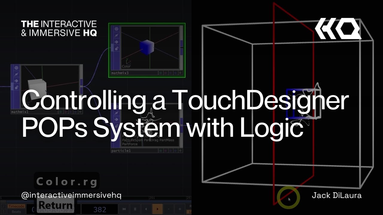 Controlling a TouchDesigner POPs System with Logic
