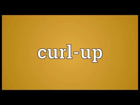 Curl up Meaning