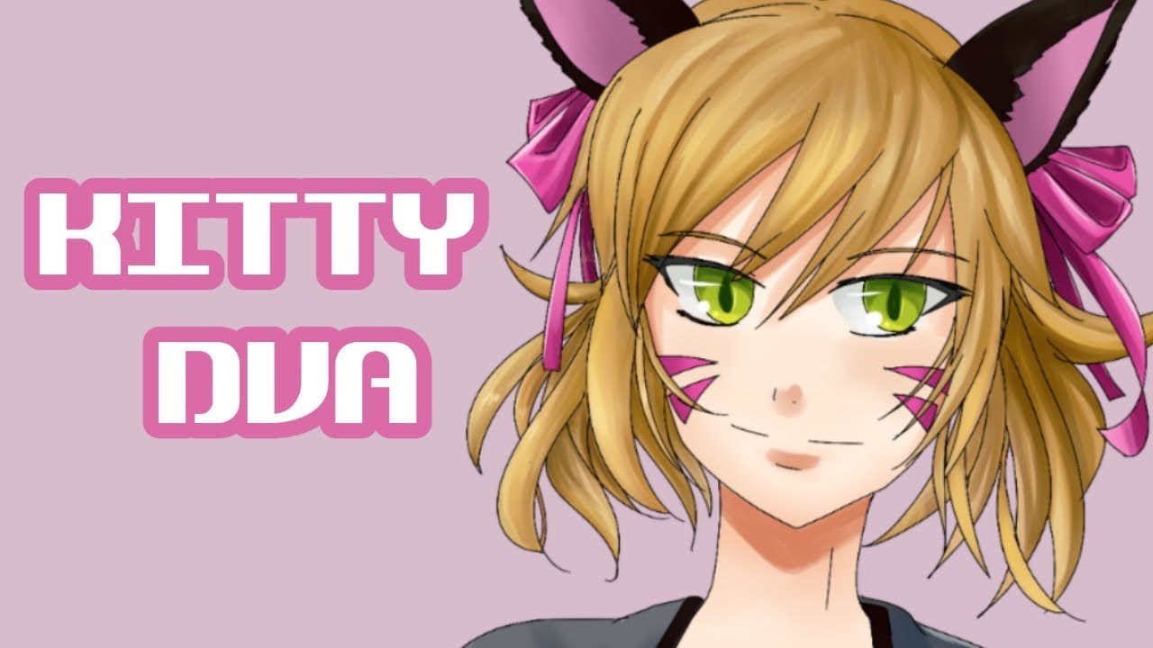 Kitty Cat DVA (Overwatch) Speedpaint
