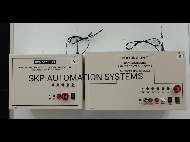 Wireless Remote Controlled Hooter System - Wireless Remote Controlled ...