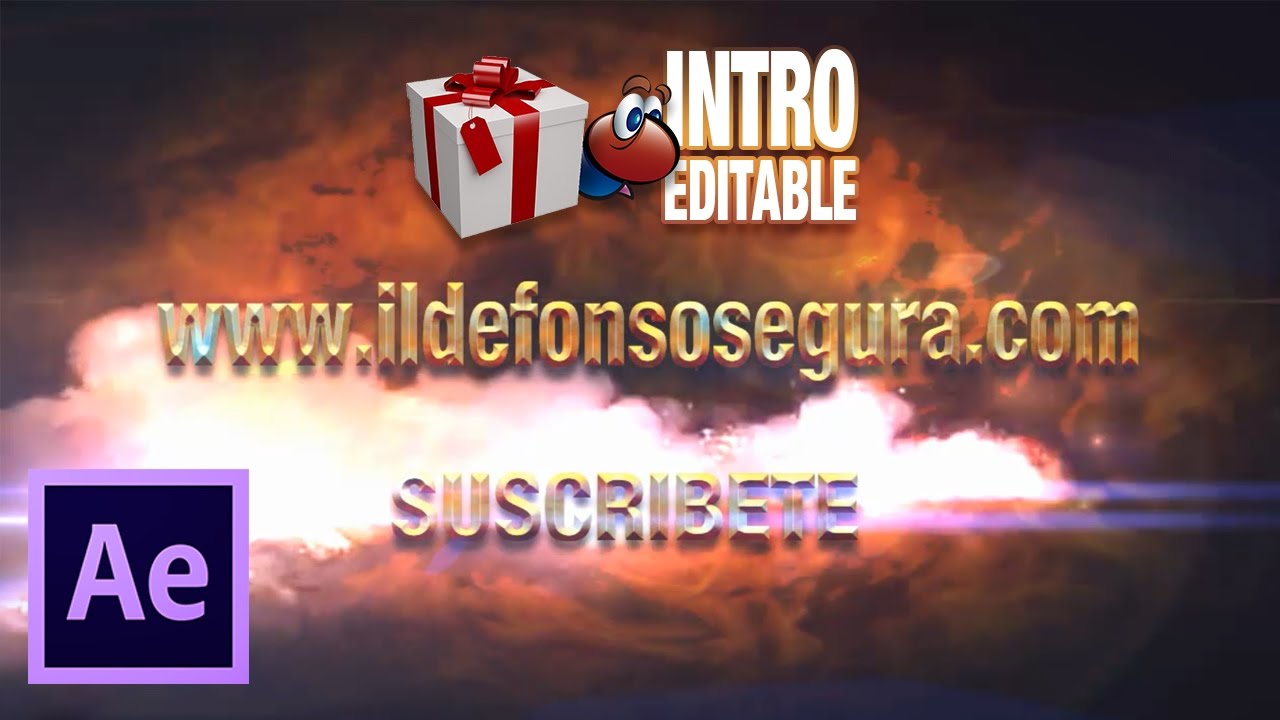 Intro editable de regalo con After Effects by @ildefonsosegura