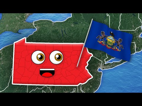 Pennsylvania klt geography song 50 states of America #usa