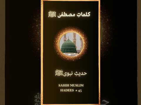 Hadees e Nabwi | Sahih Muslim Hadith #45