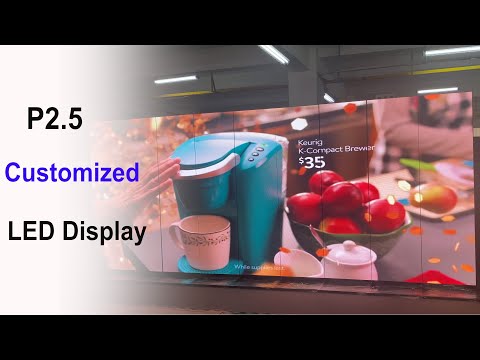 Indoor P2.5 High-definition Customized LED Banner/ Poster/ Screen/ Display