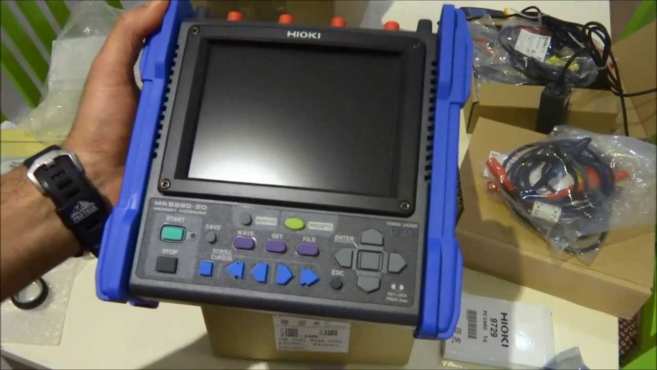 Unboxing Hioki Memory Hicorder 8880-20 review