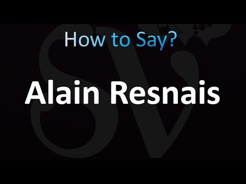 How to Pronounce Alain Resnais (correctly!)