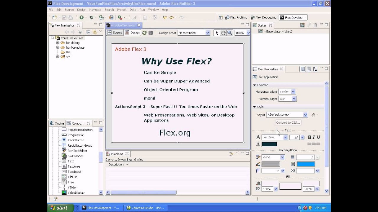 Why use Adobe Flex?