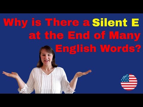 Silent E in English
