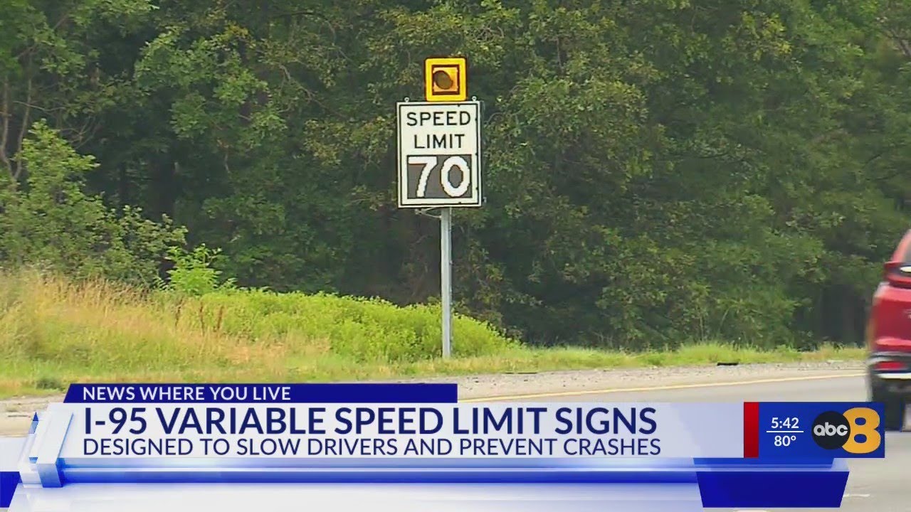 I95 Speed Limit Signs
