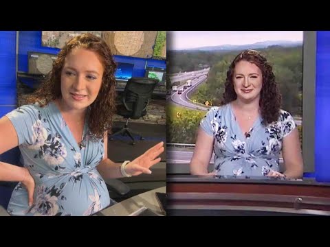 News Anchor Continues Broadcast Through Active Labor - Mix 103.1