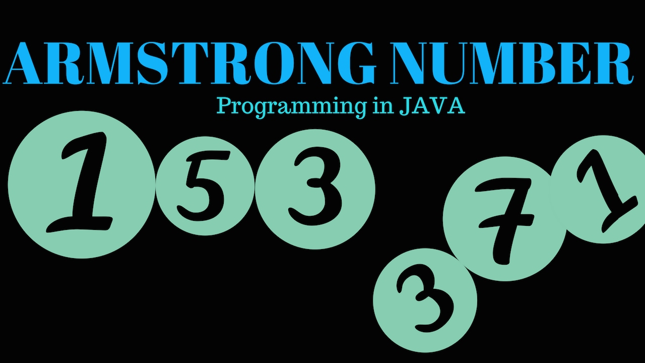 Java Coding Example-Part8: Armstrong Number in Java