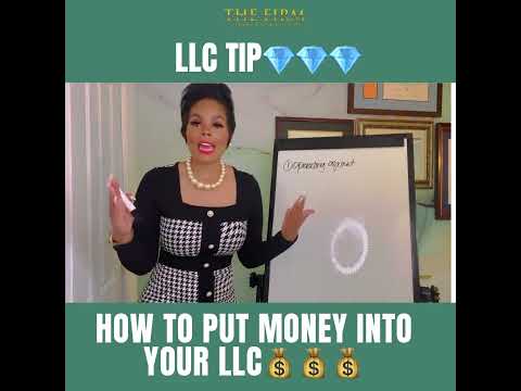 LLC TIP How To Put Money Into Your LLC