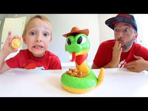 Father & Son PLAY RATTLESNAKE JAKE! (He Bites!!)