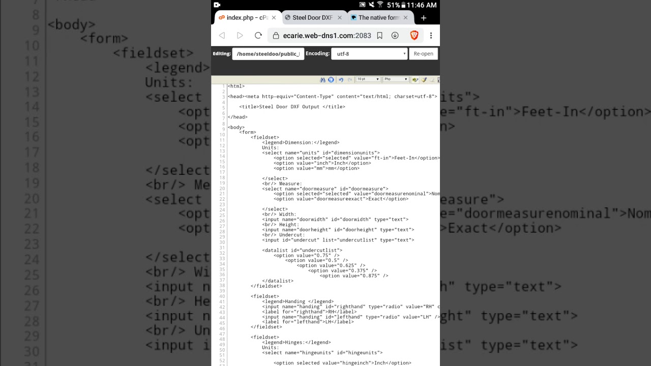 003. Form html adding submit and reset buttons