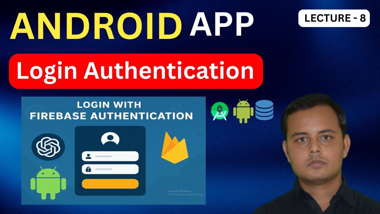 Firebase Phone Login Authentication in Android App | Step by Step