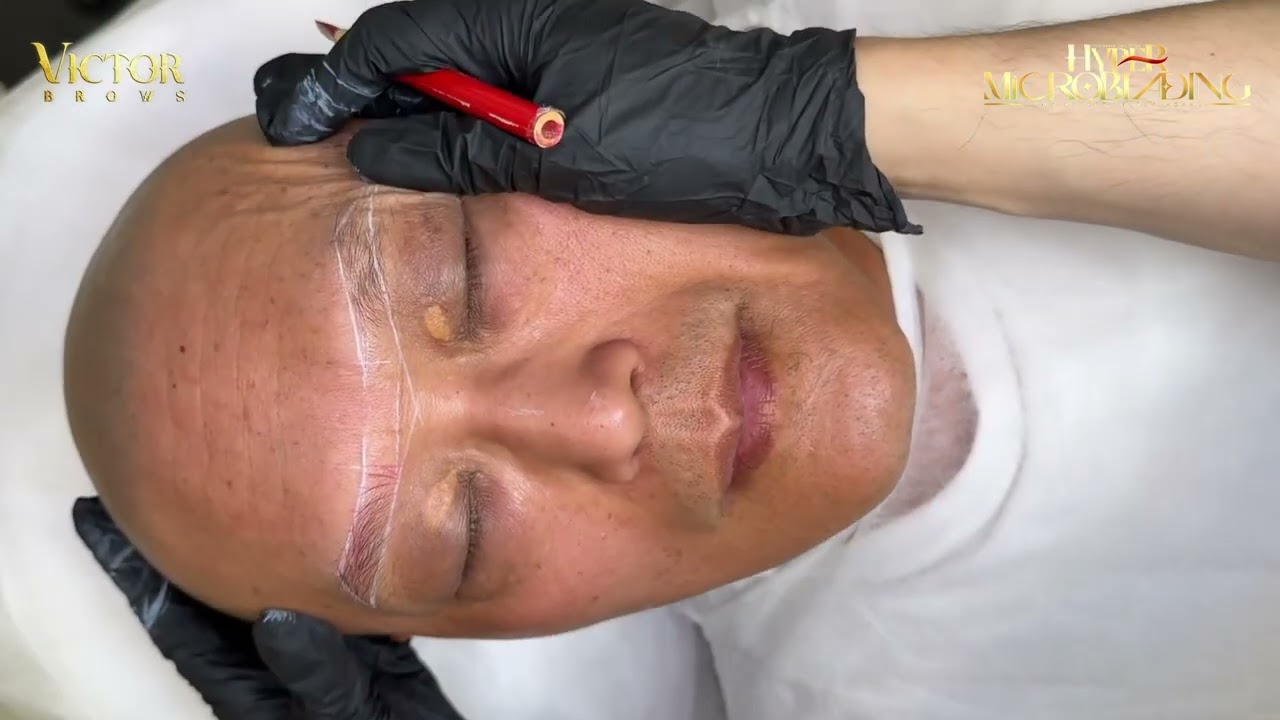Lesson 39: Practice – Measuring & Mapping the Brow Shape #victorhoang