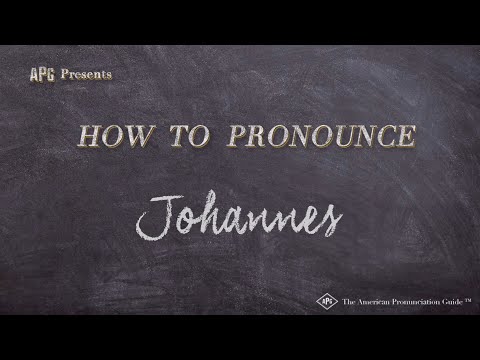 How to Pronounce Johannes (Real Life Examples!)