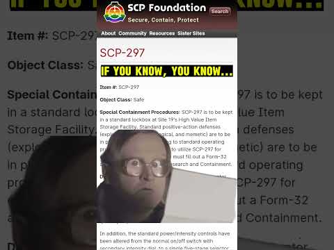 If you know you know... #scp #scpfoundation #scpshorts #scpcommunity