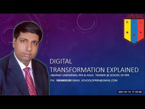 Digital Transformation | Explained | School OF RPA