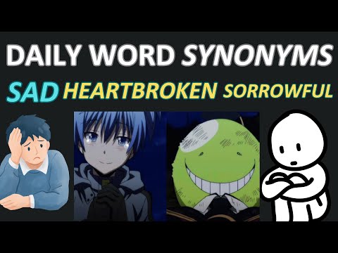 SAD SYNONYMS