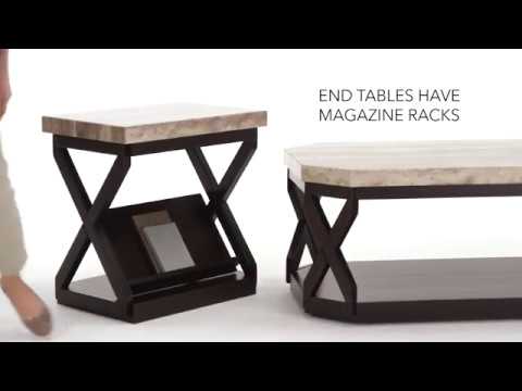 Ashley Furniture Signature Design - Radilyn Occasional Table Set - End Tables and Coffee Table