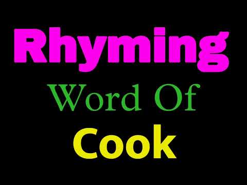 Cook rhyming words | Rhyming words of Cook | Cook ka rhyming word | Rhyming Words