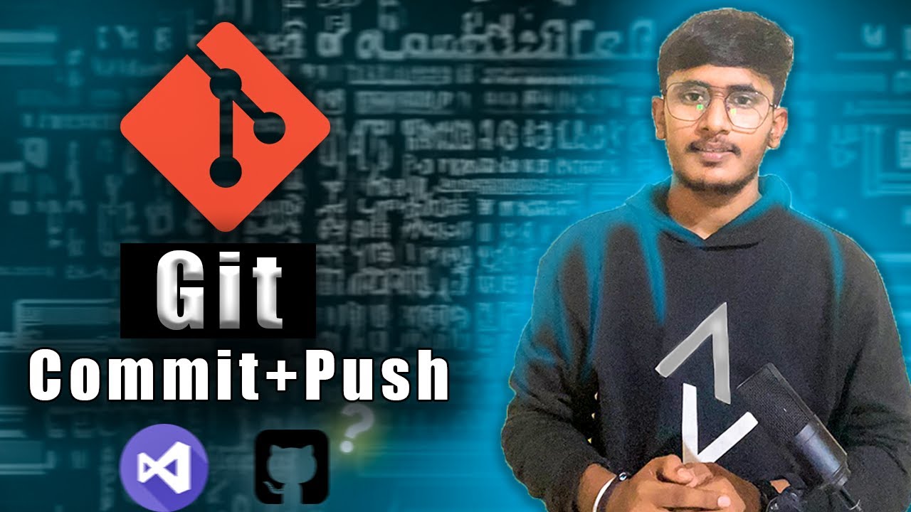 How to Git Commit and Push vs-code code on github easy