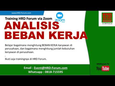Analisis Beban Kerja Workload Analysis