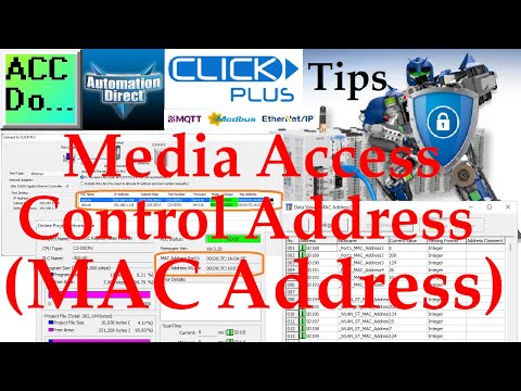 Click PLC Media Access Control Address (MAC Address)