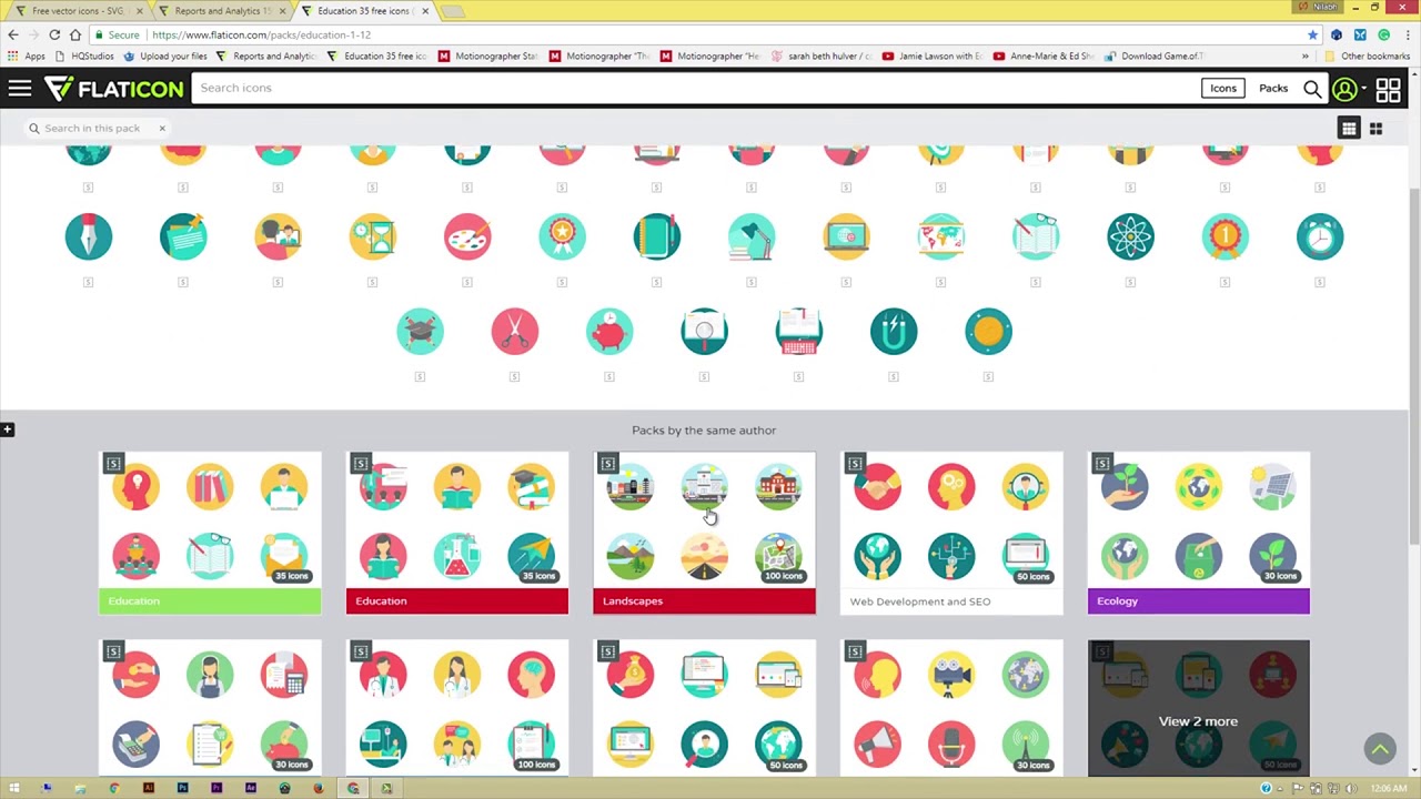 01/04 Preparar los archivos — Motion graphics: Anima iconos de Flaticon_ESP