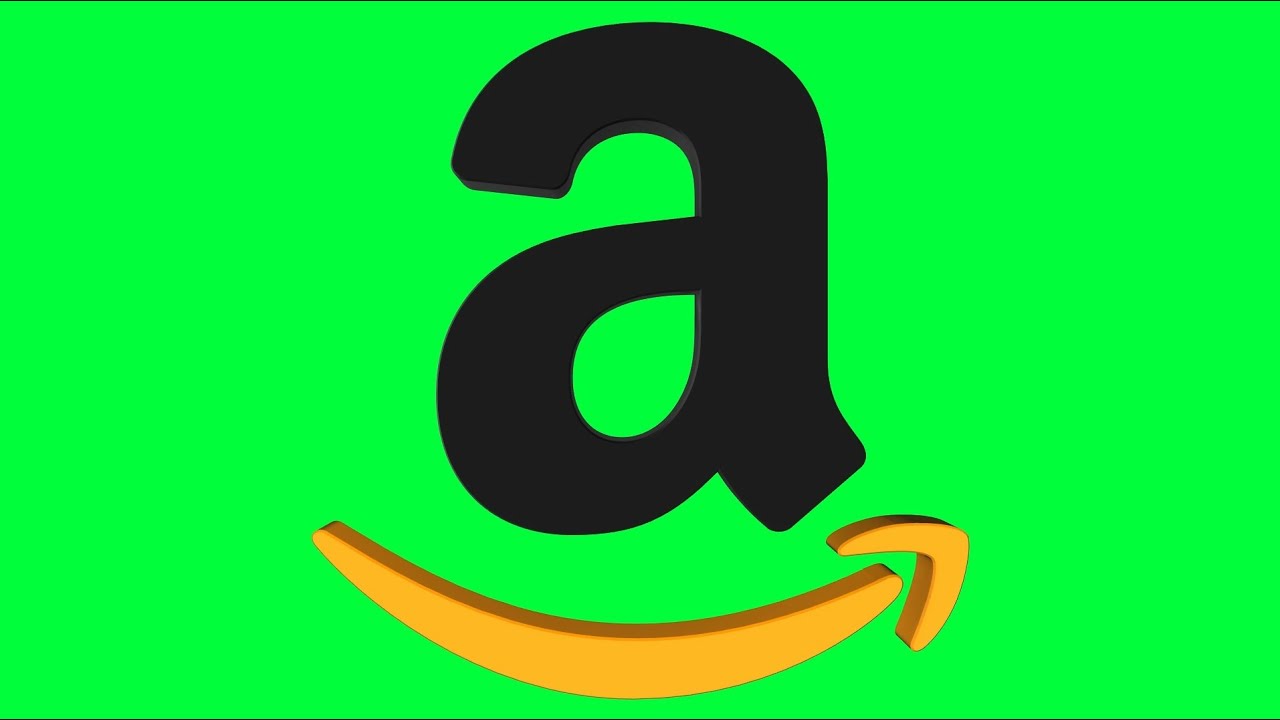 Amazon Icon Green Screen Logo Loop Chroma Animation
