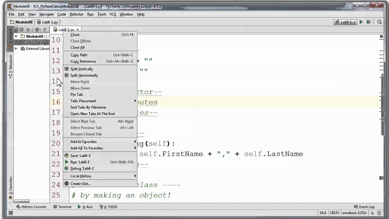 Python Module 08 07 Lab 8 2 Starter