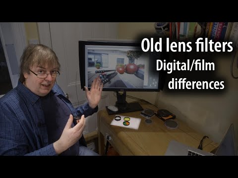 Some old effects lens filters - film/digital differences for colour and black and white