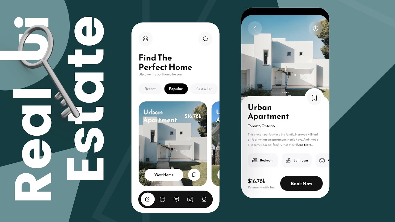 Real Estate App UI | React Native + Expo | Speed Code (TypeScript)