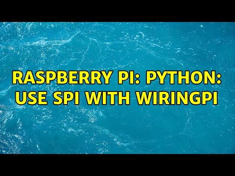 Raspberry Pi: Python: Use SPI with WiringPi