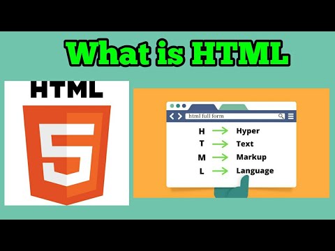 What is HTML || What is HTML5 || What's the full meaning of HTML