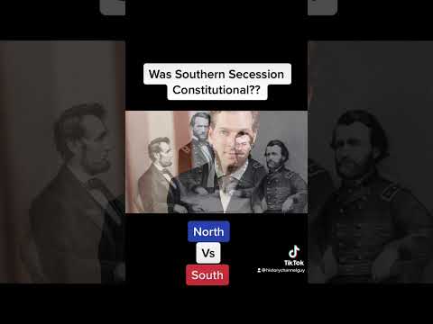 Was Southern Secession Constitutional?? #civilwarhistory