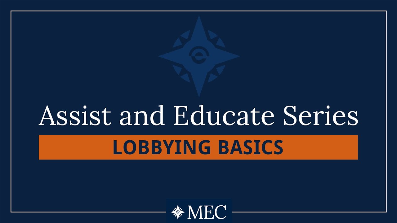 Lobbying Tutorial Series: Basics & Definitions