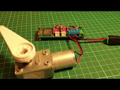 MX1508 + DC motor + Tasmota
