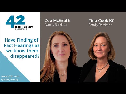 Have Finding of Fact Hearings as we know them disappeared?